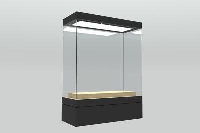 China Vertical Wall Mount Museum Display Showcase UV Blocking Custom Museum Display Cases for sale