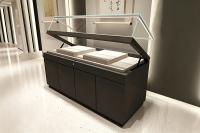 China Horizontal Sealed Relic Display Case Silent Lifting Customized Size Showcase for sale