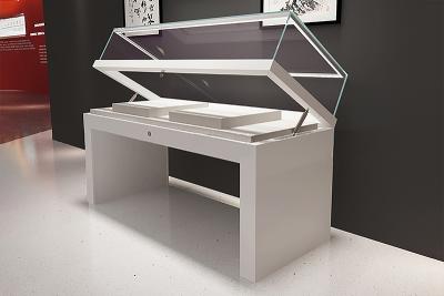 China Customizable exhibit museum pedestal display cases Climate Control for Artifacts for sale