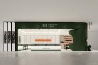 China New Chinese Style Curved Jewelry Showcase with One-Stop Customization Service for Jade Retail Stores for sale
