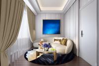 China Luxury Jewelry Showcase with Full-Store Customization in Light Luxury European Style and Hidden Built-in LED Lighting for sale