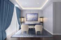 China Luxury Jewelry Showcase with Full-Store Customization in Light Luxury European Style and Hidden Built-in LED Lighting for sale