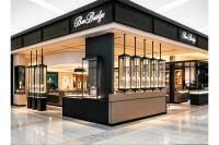 China Custom Modern Classic Light-Luxury Jewelry Showroom Boutique with One-Stop Full-Store Solution and Ultra-Clear Tempered Glass for sale