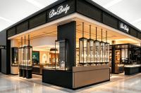 China Custom Modern Classic Light-Luxury Jewelry Showroom Boutique with One-Stop Full-Store Solution and Ultra-Clear Tempered Glass for sale