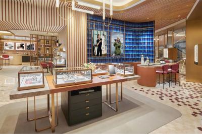 China Watch Store jewellery shop showroom Waterproof dustproof retail store display cabinets for sale