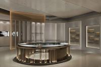 China Modern Minimalist Style Fine Jewelry Boutique with Full-Store Customization and Ultra-Clear Tempered Glass Displays for sale