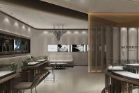 China Modern Minimalist Style Fine Jewelry Boutique with Full-Store Customization and Ultra-Clear Tempered Glass Displays for sale