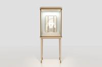 China French Neo-Luxury Jewelry Showroom with Glass Showcase Brass Trim and Complete Turnkey Solution for sale