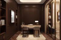 China French Neo-Luxury Jewelry Showroom with Glass Showcase Brass Trim and Complete Turnkey Solution for sale
