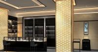 China Modern New-Chinese-Style Jewelry Showroom with Ultra-Clear Tempered Glass and Full-Store Turnkey Solution for sale