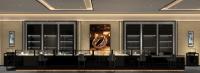 China Modern New-Chinese-Style Jewelry Showroom with Ultra-Clear Tempered Glass and Full-Store Turnkey Solution for sale