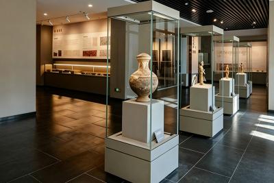 China Modular Freestanding Museum Glass Box Display Exhibitions Quality Cases for sale