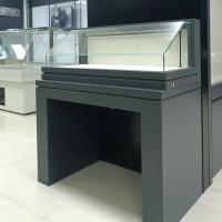 China Custom Gas-Strut Hydraulic Lift Museum Display Case with Anti-Glare Low-Iron Glass Lid and Adjustable Acrylic Book Cradles for sale