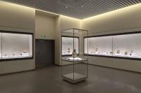 China Custom Museum Wall Display Case with Anti-UV Low-Iron Glass Fully Sealed Dust-proof Structure and Integrated Professional LED Lighting for sale