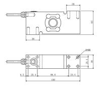 China Factory Stock FA568 50kg 500kg 1000kg Stainless Steel Signle Point Load Cell For Platform Scale weighing sensor for sale