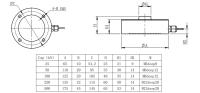 China Stainless Steel Sensor Module Industrial Weighing Single Point Load Cell 25~-500kN for sale