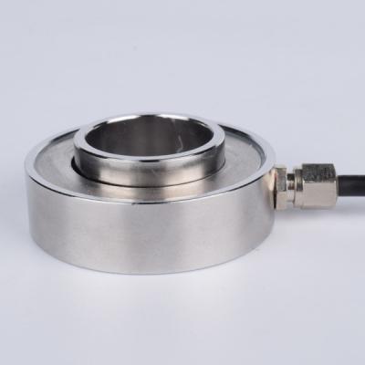 China 5-50kn Stainless Steel Miniature Force Sensor 1.5±10%MV/VRing Force Sensor for sale