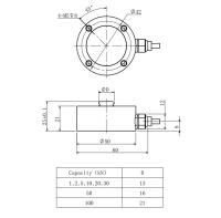 China 0.2% 1kn Miniature Load Cell Sensor Stainless Steel 5kn for sale