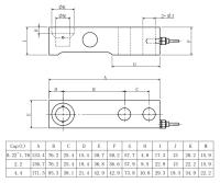 China 0.22t-4.4t Compression Load Cell Sensor 350 Ohm Stainless Steel Stress Sensors for sale