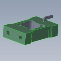 China 3kg 0.015% Single Point Weight Sensor 200kg Aluminium Alloy Load Cell for sale