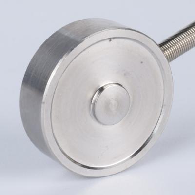 China 10-1000kg Miniature Force Sensor 0.1% Piezoelectric Sensor For Force Measurement for sale
