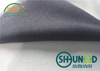China Low Melt Adhensive Woven Interlining Fusing 90℃ ~ 100 ℃  For Leather Fabrics Or Garments for sale