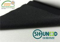 China 50D Water Jet Loom High Stretch Double Dot Warp Knitted Interlining Fusible Woven Interlining for Suits for sale