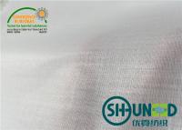 China Hard Handfeeling Cotton Fusible Interlining with Flat Coating and HDPE Adhesive Woven Interfacing for sale