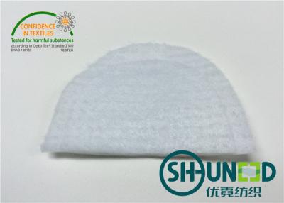 China Small Sewing Suit Shoulder Pads Polyester With White / Black Color for sale