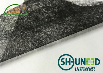 China Black Fusible Fleece Interfacing , Bonding Fabrics Fusible Webbing for sale