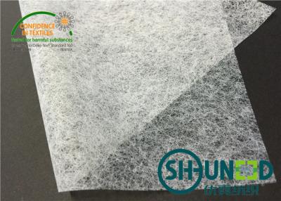 China PES Fusible Web 42gsm Bond Fabric Double Sided Non Woven Interlining for sale
