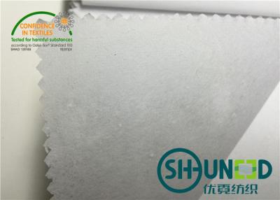China Garments Fused Embroidery Backing Fabric Smooth Handfeel 90cm Width for sale
