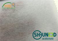 China Pure White Embroidery Backing Fabric With 50% Polyester / 50% Viscose for sale