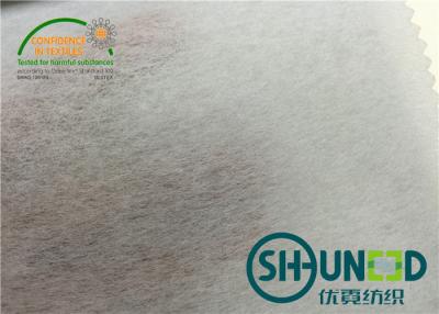 China Pure White Embroidery Backing Fabric With 50% Polyester / 50% Viscose for sale