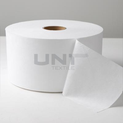 China Fiber Mixed Spunlace Nonwoven Fabric Roll For Face Mask Wet Tissue for sale