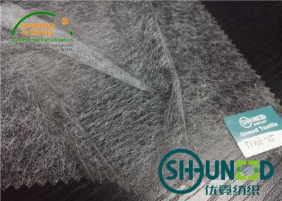 China Lightweight EVA Adhensive Non Woven Interlining With Low Melt Points for sale