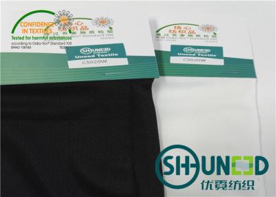 China Circular Knit Stretch Woven Interlining Material C5020W Shrinkage Resistant for sale