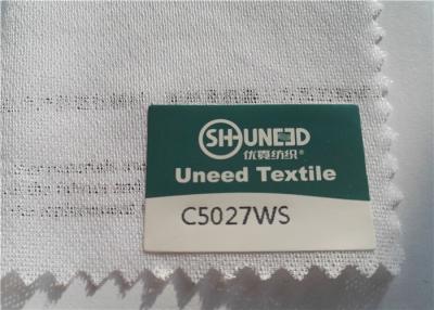 China Circular Knit Stretch Interlining Material C5027WS With Double Dot PES Coating for sale