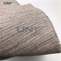 China Elastic Stiff Natural Horse Hair Interlining 160cm Width For Suit for sale