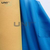 China Colorful woven fusible interlining double dot  100% Polyester adhesive, eco-Friendly for sale