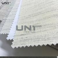 China Woven Fusing Canvas Interlining Fabric Horse Hair Interlining for Suits Smooth Hand Heeling for sale