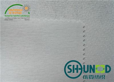 China Polyester Tie Interlining Fabric Soft Hand Feeling With OEKO-TEX Standard 100 for sale
