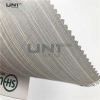 China Fashionable Shrink Resistant Horsehair Interlining Smooth Handfeeling for sale