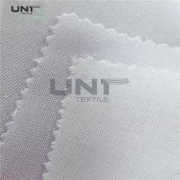 China Soft Fusible Interlining Woven Interlining Adhesive 120gsm PES / LDPE Fusing for sale