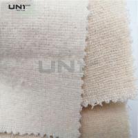 China 100% Wool Tie Interlining Single / Double Side Brushed Lining Rolls For Men Necktie for sale