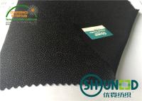 China 75D * 200D Twill Weave Fusible Interlining with Broken Twill Weave Structure and Double Dot Coating for Woven Fusing Interlining for sale