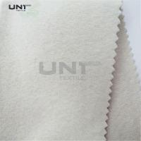 China Clothing Fusible Adhesive Wool Woven Interlining 150cm Width for sale