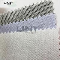 China Cotton Cap Woven Fusible Interlining Roll With Hard LDPE Glue for sale