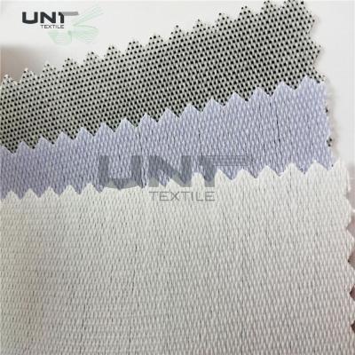 China Cotton Cap Woven Fusible Interlining Roll With Hard LDPE Glue for sale