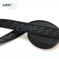 China Anti Slip Garments Accessories Silicone Braided Elastic Band for sale